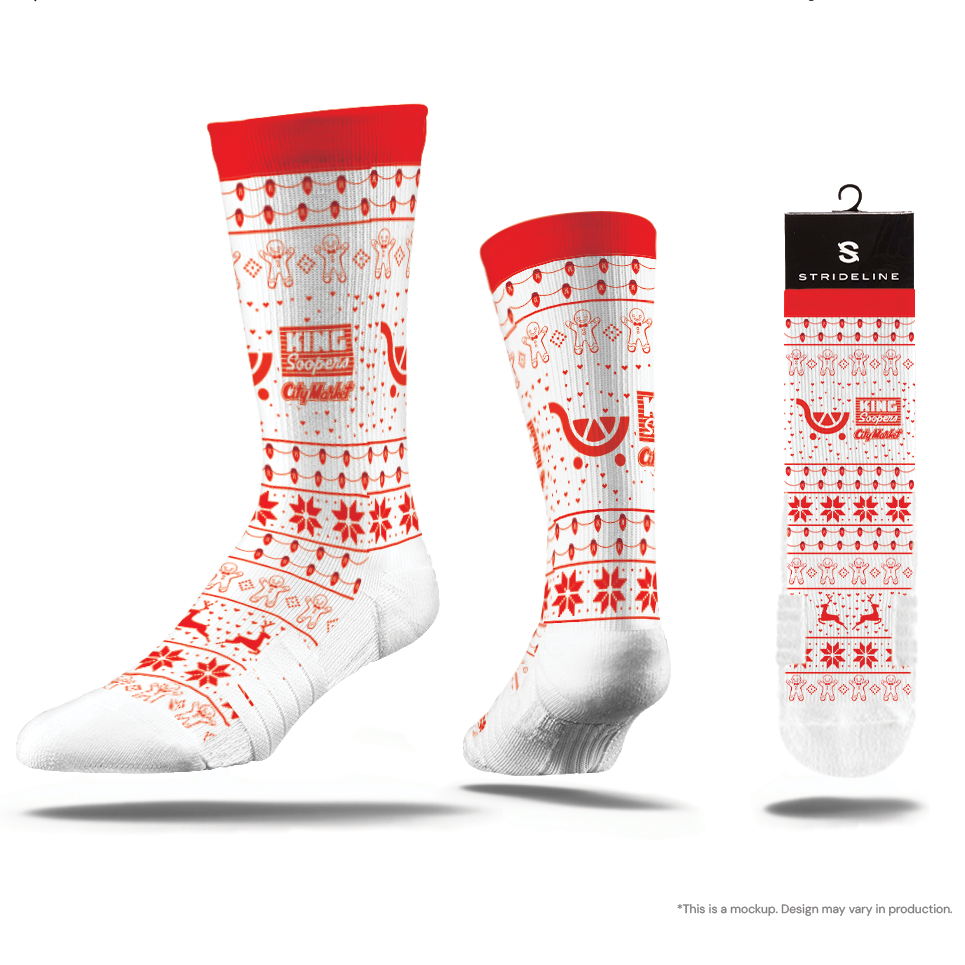 KSP-493 | Holiday Socks - Freshcart City Market Logo – King City Heartbeats